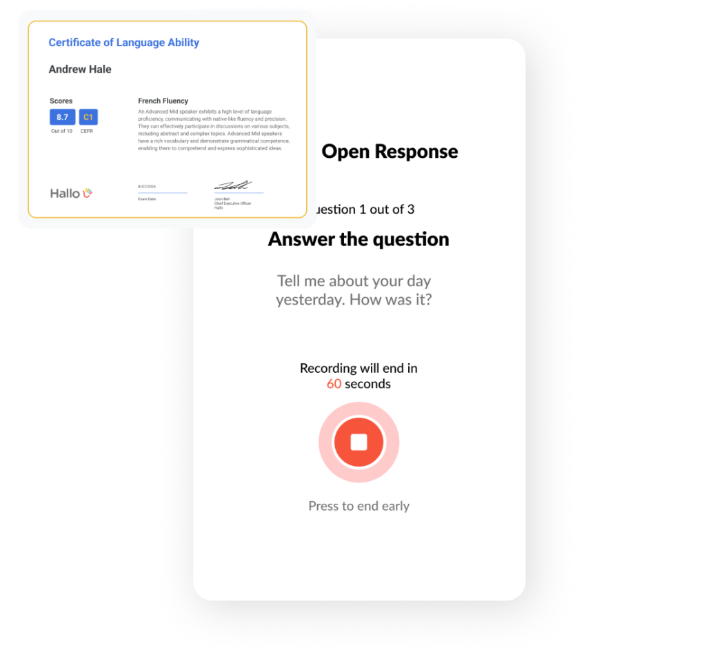 Home - Hallo - Learn Languages with AI Tutors