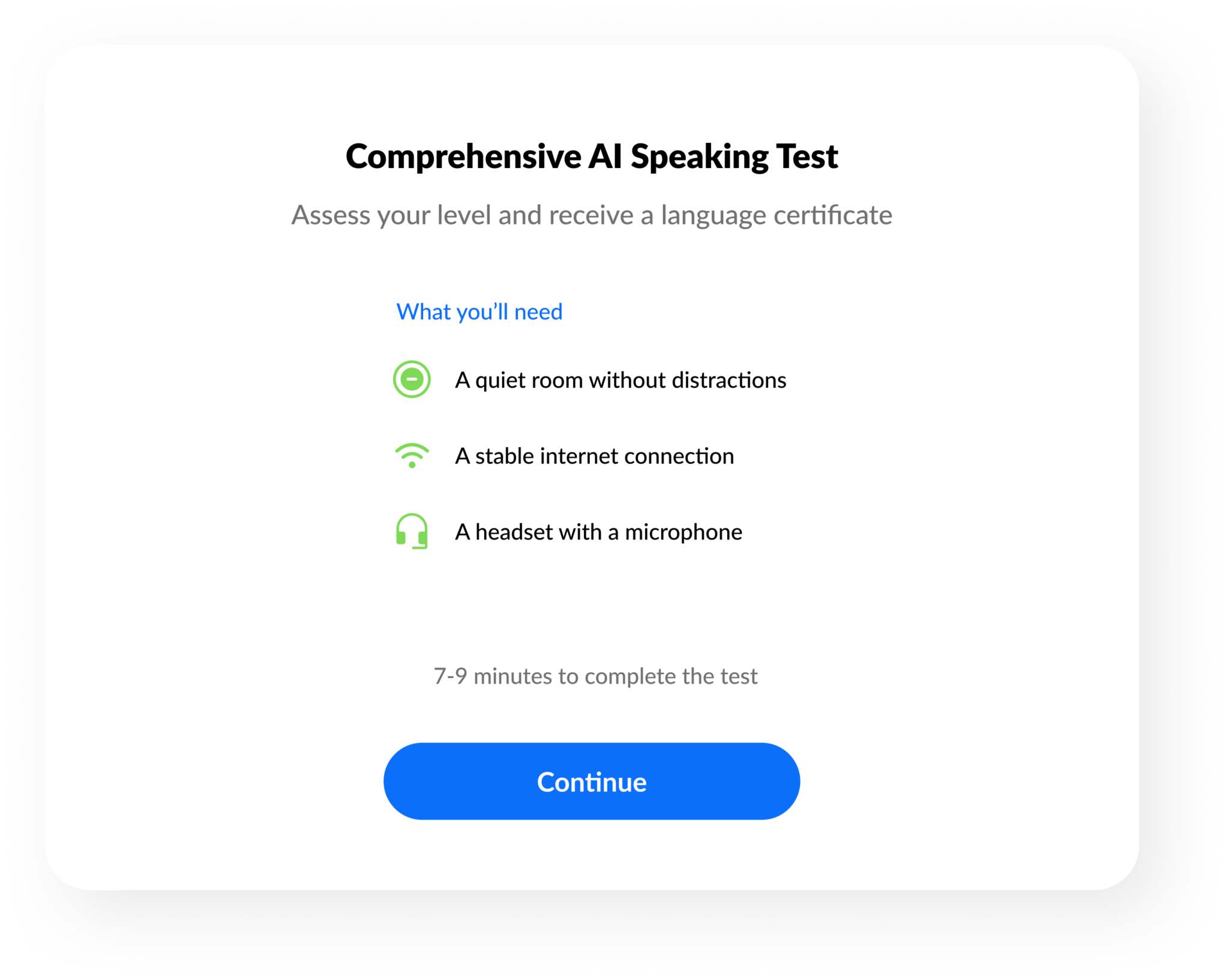 Pre-employment language screening - Hallo - Learn Languages with AI Tutors