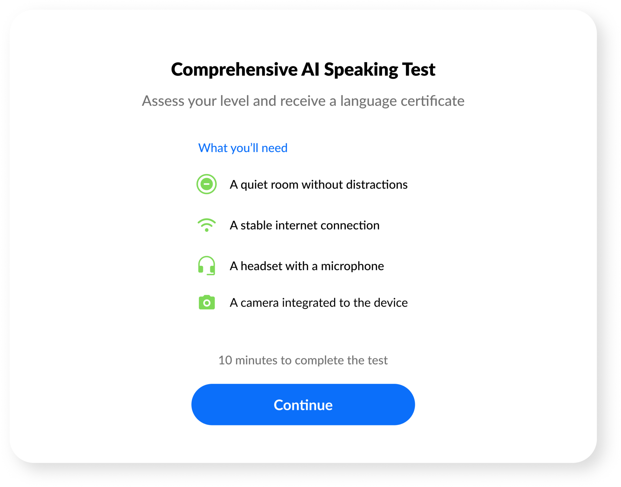 Hallo - Automated Language Assessment
